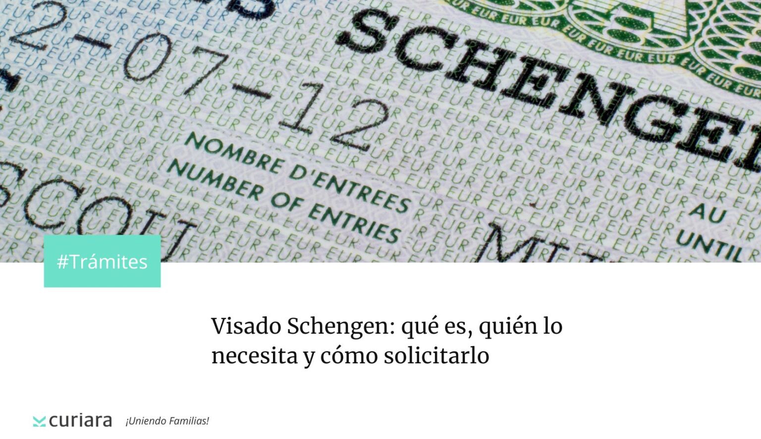 Cómo solicitar el visado Schengen paso a paso | Curiara